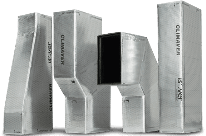 Climaver Lüftungskanal und Isolierung in einem | ISOVER