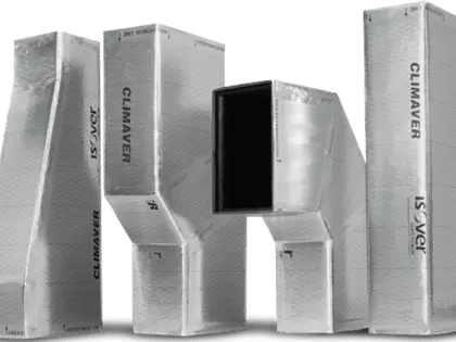 Climaver Lüftungskanal und Isolierung in einem | ISOVER